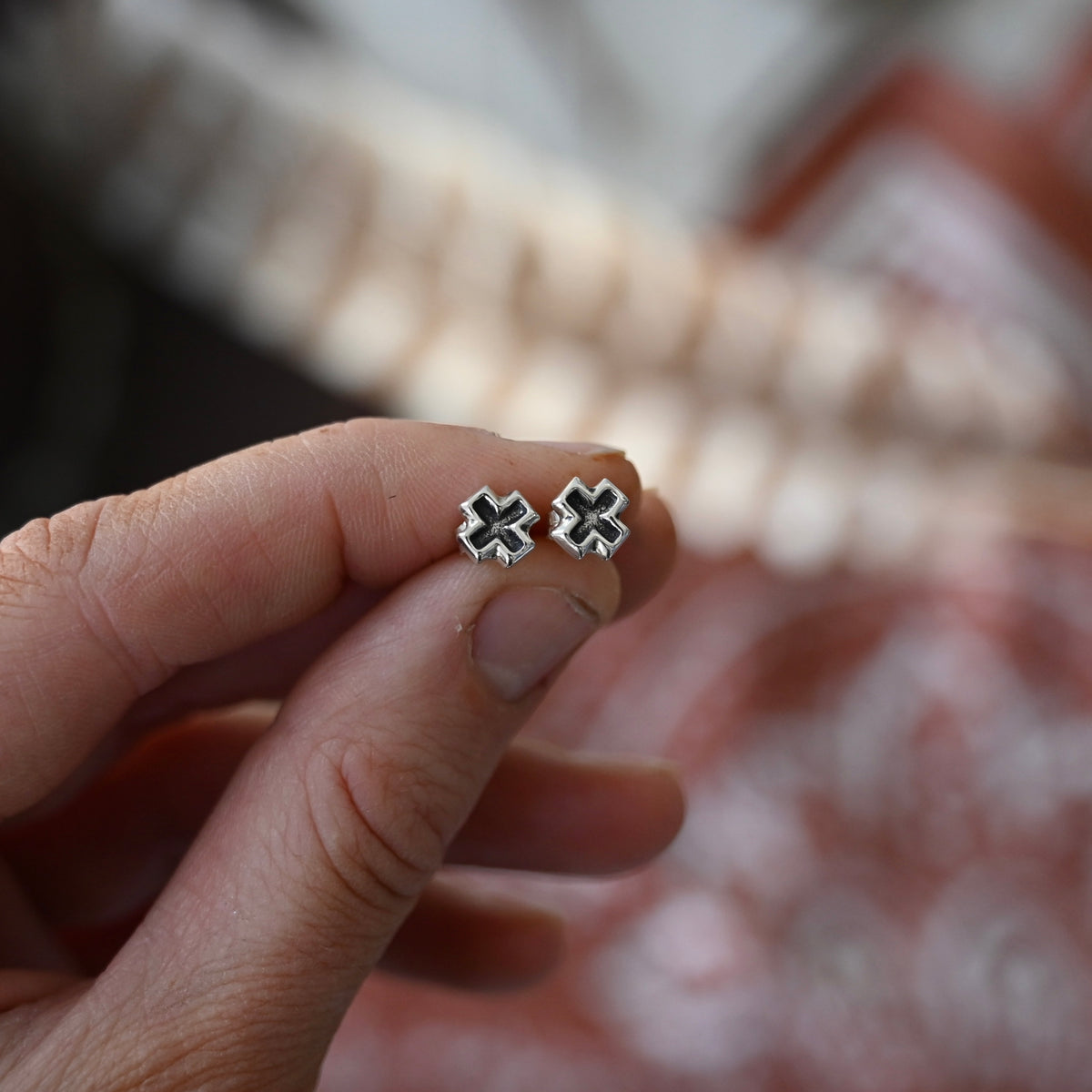 Cattle Brand Studs – Spirit Mountain Silver